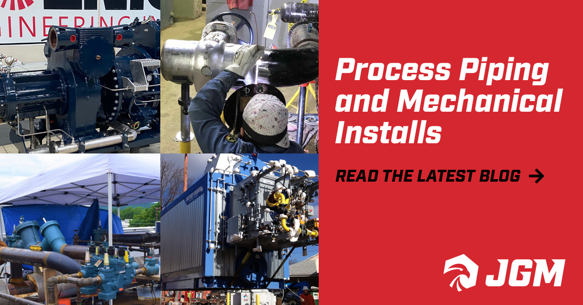 A Guide to Process Piping & Mechanical Installs | JGM